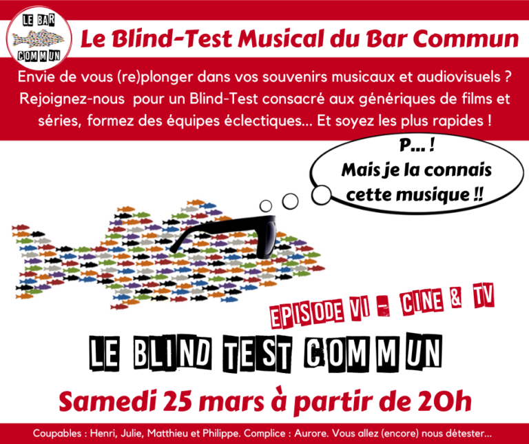 Blind test muscial – Le Bar commun